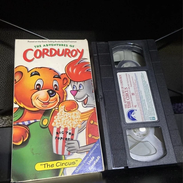 THE ADVENTURES OF CORDUROY VHS The Circus RARE Kids Cartoon 1996 Video ...