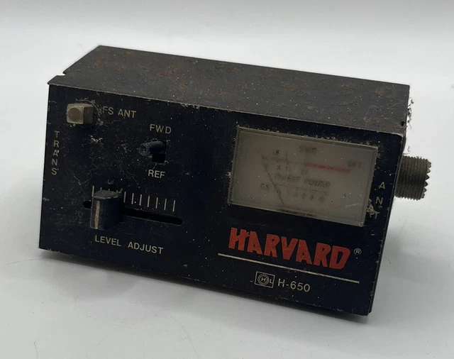 HARVARD H-650 CB SWR & Field Strength Meter Citizens Band Radio ...