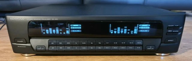 RARE KENWOOD GE-450 Stereo Graphic Equalizer EQ Spectrum Analyzer HiFi ...