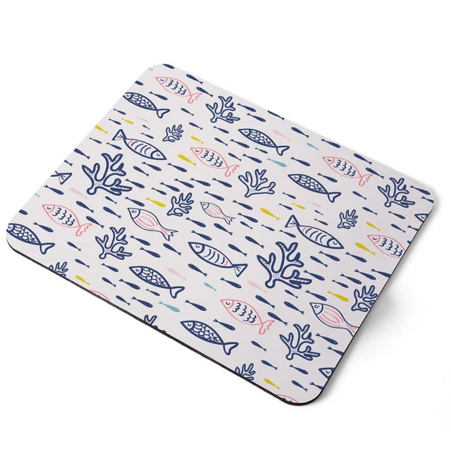 MOUSE MAT PAD - Cartoon Coral Reef Fish Ocean Sea Laptop PC Desk Office ...