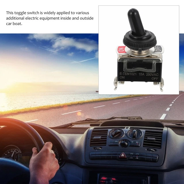 5 SETS RUBBER Waterproof Switch Cover Boat Switches Heavy Duty Toggle ...