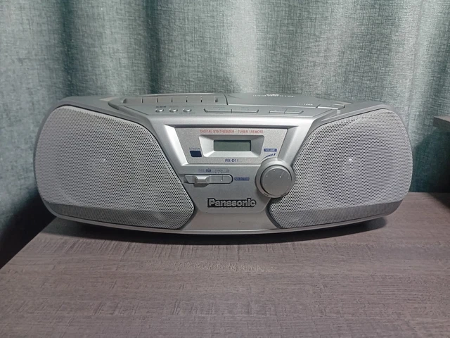 PANASONIC RX-D11 CD/RADIO/CASSETTE Player Boombox- Fully Working £37.07 ...
