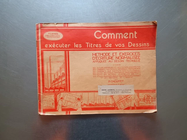 MÉTHODE ET EXERCICES d'écriture normalisée Ancien 1960 EUR 30,00 ...