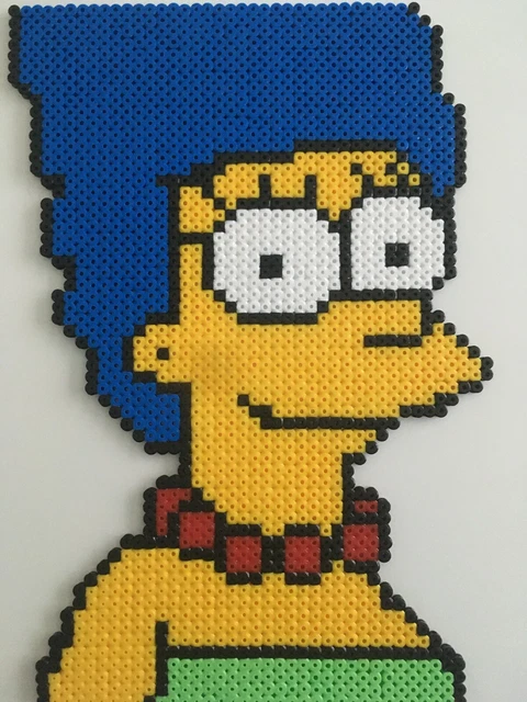 PIXEL ART / Simpsons Margin Iron Beads £10.42 - PicClick UK