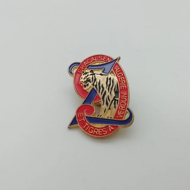 PINS MILITAIRE 9E Zouaves Chacals en Algérie et Tigres à Verdun EUR 3 ...