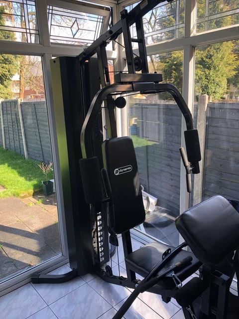 MULTI GYM EQUIPMENT ,Dynamix compact home gym £70.00 - PicClick UK