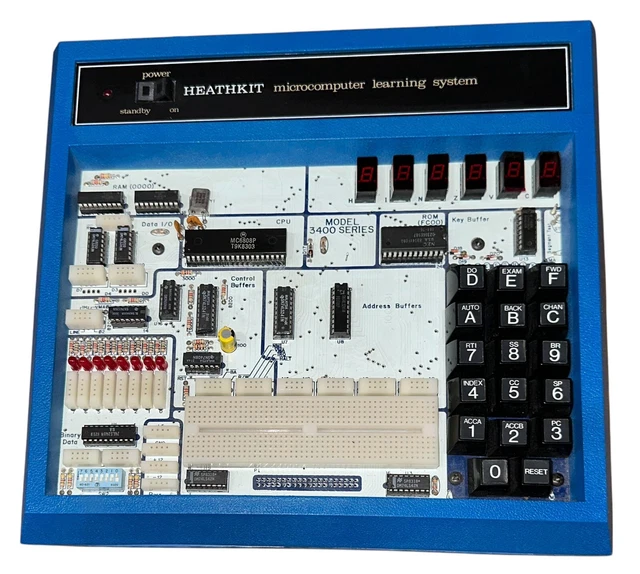 HEATHKIT ET-3400 A Microcomputer System Microprocessor Learning System ...