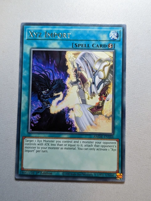 XYZ IMPORT RARE AMDE-EN044 1st Edition NM Yugioh EUR 0,89 - PicClick FR