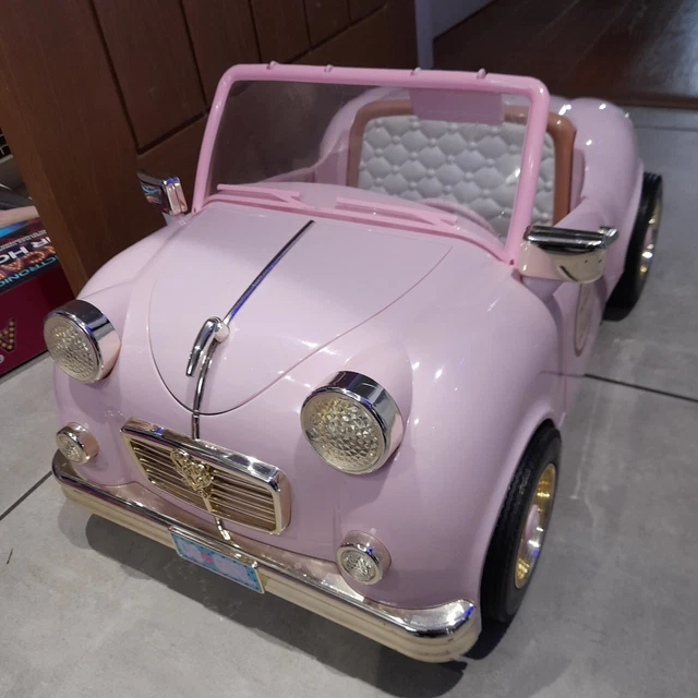 OUR GENERATION DOLLS car retro cruiser fully working radio and lights £ ...