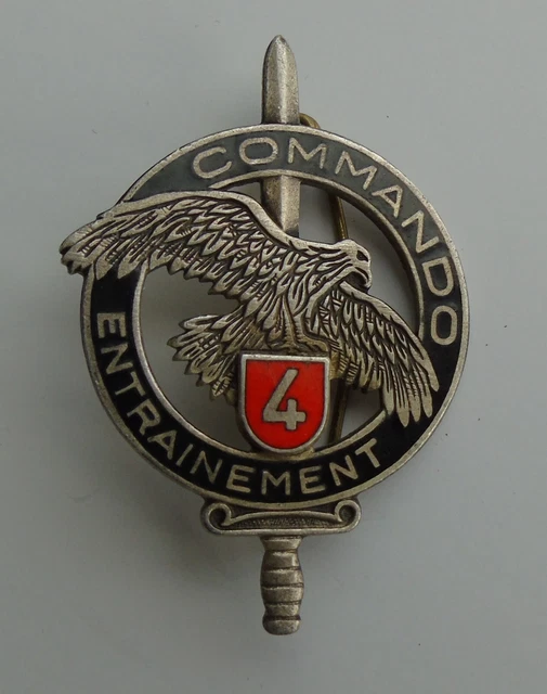 FRENCH ARMY 4 Commando Training Centre CEC Badge/Brevet £13.99 ...
