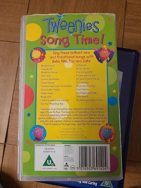 TWEENIES SONG TIME! with 23 Brilliant Songs - PAL VHS Video Tape $1.91 ...