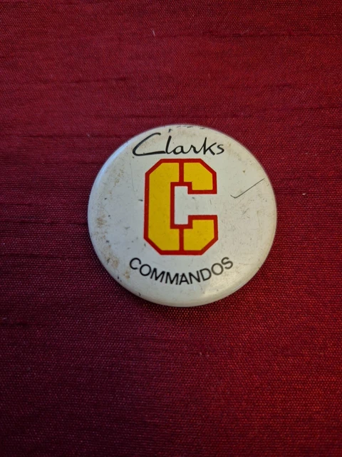VINTAGE CLARKS C Commandos Badge - British Shoe Advertising 4cm £3.00 ...