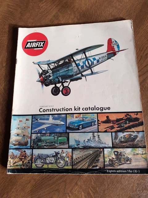 AIRFIX A4 8TH Catalogue 1971 inc BMW R69 BOAC 747 1/32 poly HO/OO 1/12 ...