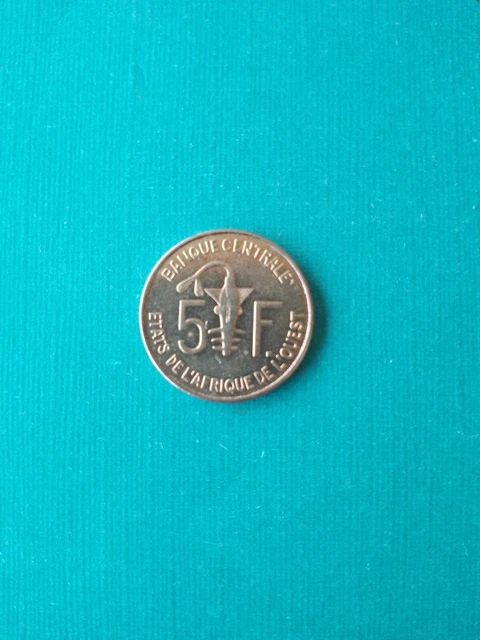 COTE D'IVOIRE 5 francs CFA BCEAO 2023 Bon Etat west africa AFRIQUE ...