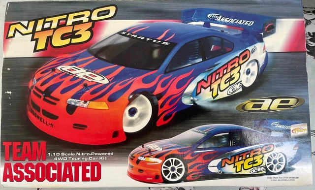 TEAM ASSOCIATED NITRO RC10TC3 4WD TOURING CAR Vintage Brand New In Box ...