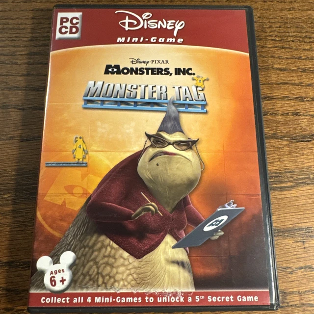 DISNEY PIXAR MONSTERS Inc Monster Tag PC CD ROM #221 £9.99 - PicClick UK