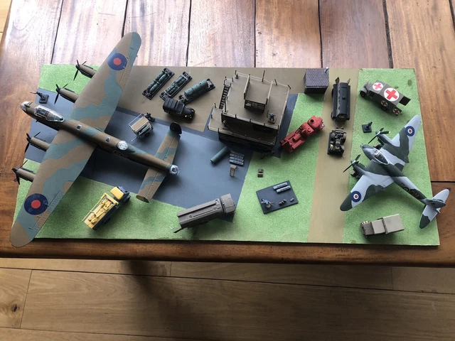 AIRFIX 1:72 SCALE Diorama Lancaster Bomber Re-supply RAF WW11 Set ...