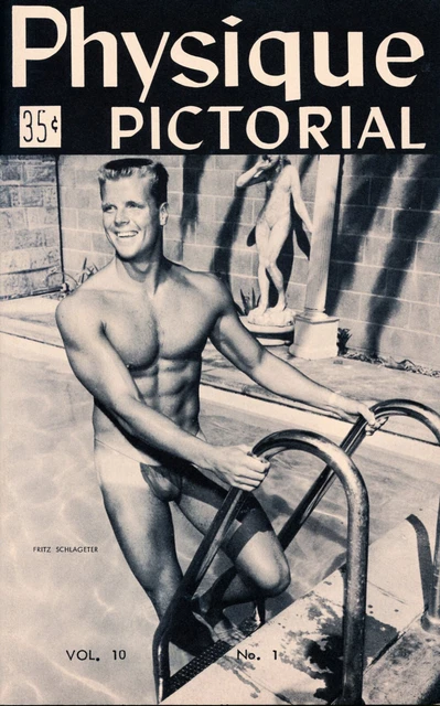 PHYSIQUE PICTORIAL JUNE 1960 Vol.10 #1 Fritz Schlagter B/C Guy Madison EUR 9,20 - PicClick FR