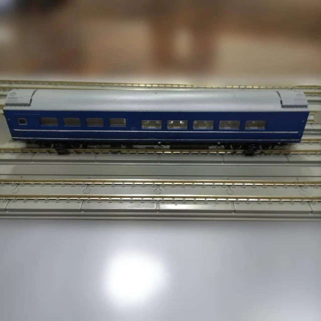 KATO N GAUGE 24 series Oshi 24 5 Blue Train Dining Car Passenger Car ...