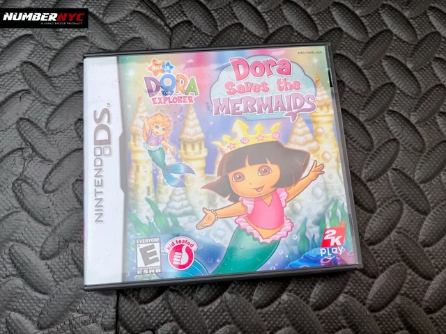 DORA THE EXPLORER Saves the Mermaids Complete Nintendo DS Game w/ Case ...