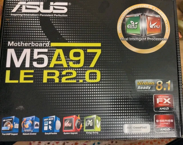 ASUS M5 A97 Le R2.0 Motherboard Backplate Amd Athlon Ii Cpu Bundle ...