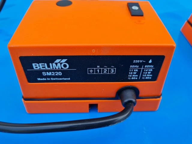 BELIMO SM 220 Steckmotor Stellmotor Stellantrieb Klappenantrieb Luftklappen EUR 99,00 - PicClick DE