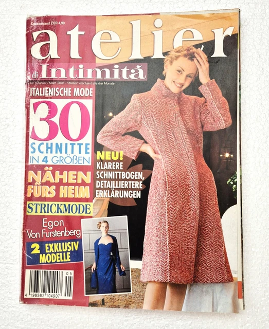 ZEITSCHRIFT MODE ATELIER di Intimita Nr.5 2005 mit Schnittmuster EUR 1 ...