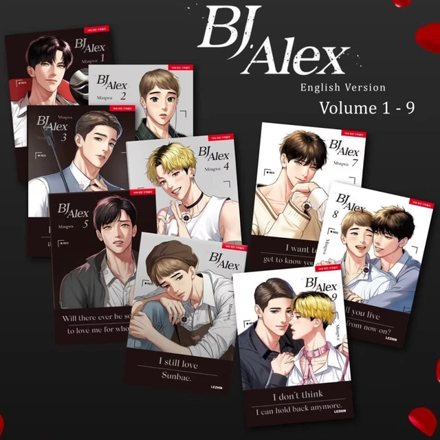 LEZHIN COMICS BJ Alex English Version Vol 1-9 Full Set Webtoon Cartoon Manga £163.26 - PicClick UK