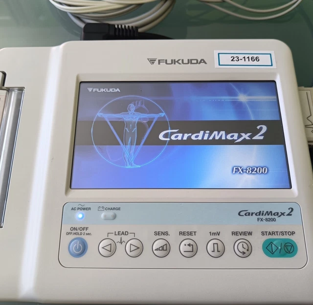 FUKUDA DENSHI CARDIMAX FX-8200 ECG/EKG EUR 1.690,00 - PicClick IT