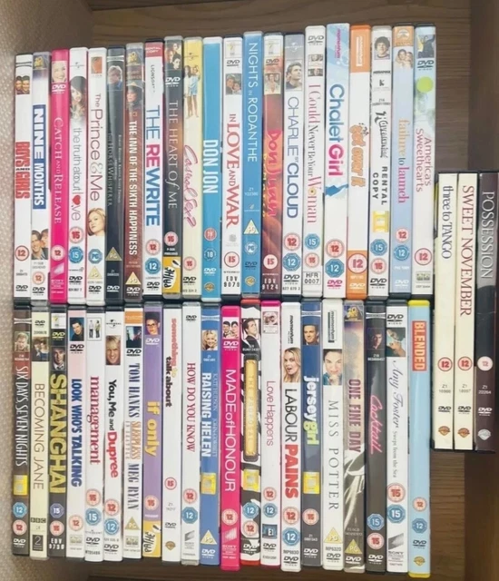 BUNDLE 45 MIXED Genres DVDs Popular Mostly Romcom/Comedy - Drama DVD ...