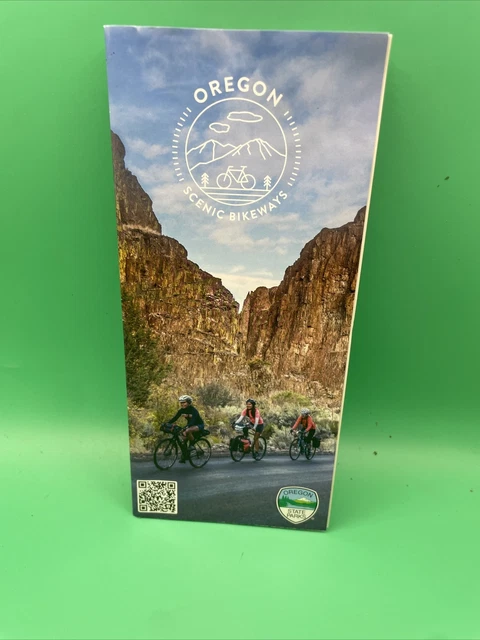MAP OF THE Oregon Scenic Bikeways State Map & Guide, by Oregon State ...