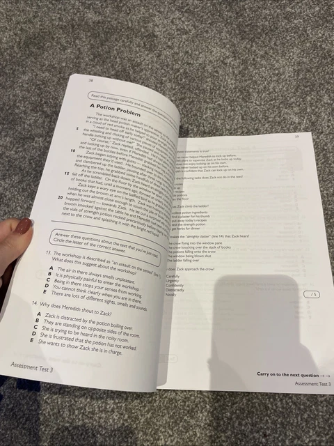 11+PLUS YEAR 5 GL English Comprehension Practice Book Assessment Test ...