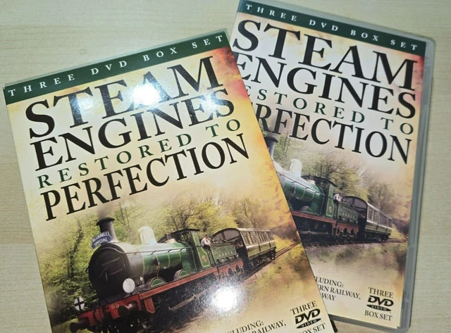 STEAM ENGINES RESTORED To Perfection ~ Box Set (DVD) Railway DVD ~ 3 ...