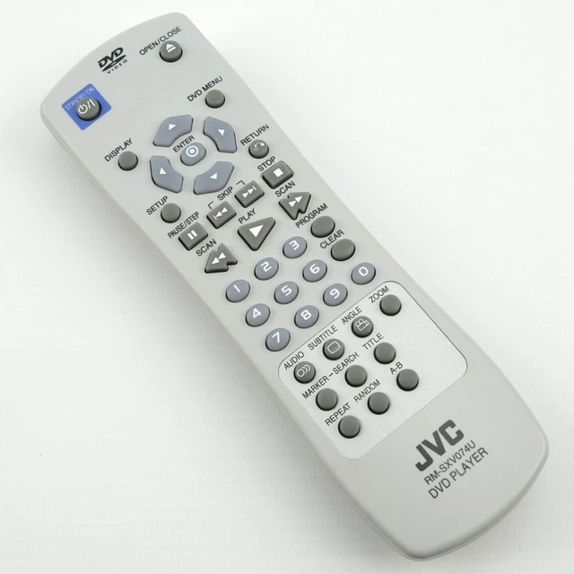 JVC RM-SXV074U GENUINE Remote Control | For JVC DVD Player XV-N352S XV ...
