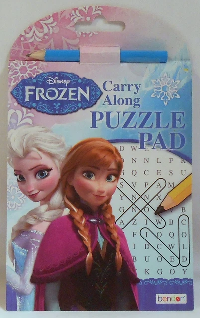 PAD DE JEU DISNEY FROZEN Elsa recherche de mots puzzle tablette poche ...
