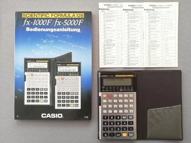 RARITÄT CASIO FX-5000F Taschenrechner, Scientific Calculator MIT ...