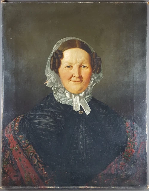 ANCIEN TABLEAU &PORTRAIT de Femme ANCIEN TABLEAU &PORTRAIT de Femme