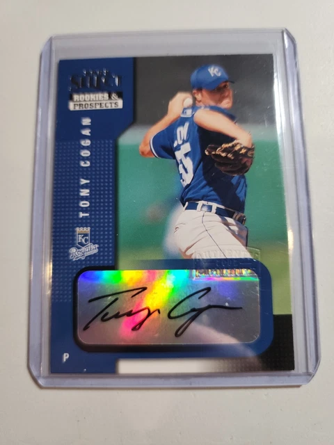 TONY COGAN 2002 Select Rookies Prospects Auto #93 Kansas City Royals ...