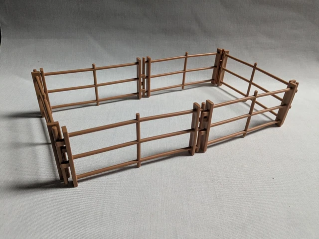 6 TEILE ZAUN Gatter Stallung zu Reiterhof Bauernhof Pferde Playmobil ...