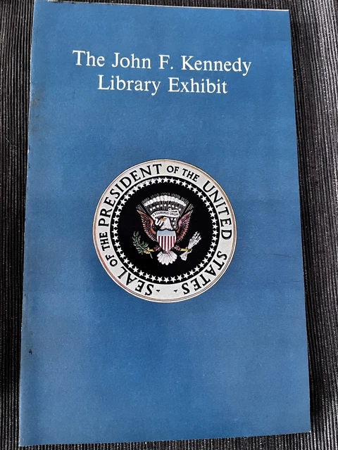 JOHN F. KENNEDY Kennedy Library Exhibit Booklet JFK Vintage $7.49 ...