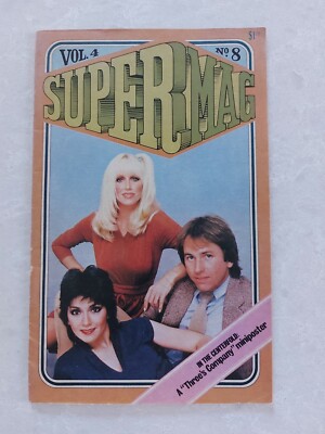 THREE'S COMPANY SUPERMAG Magazine Vol 4 1980 Poster John Ritter Suzanne Somers £8.13 - PicClick UK