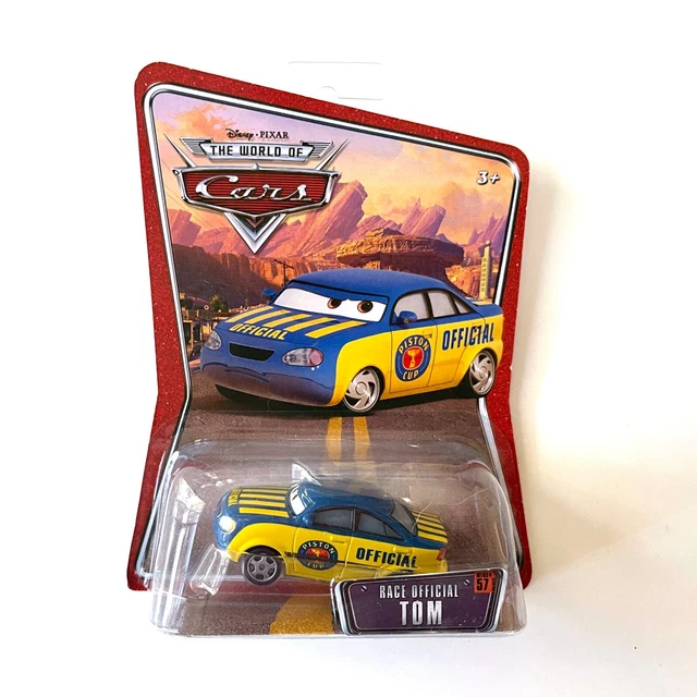 DISNEY PIXAR CARS The World of Cars RACE OFFICIAL TOM New in package $7 ...