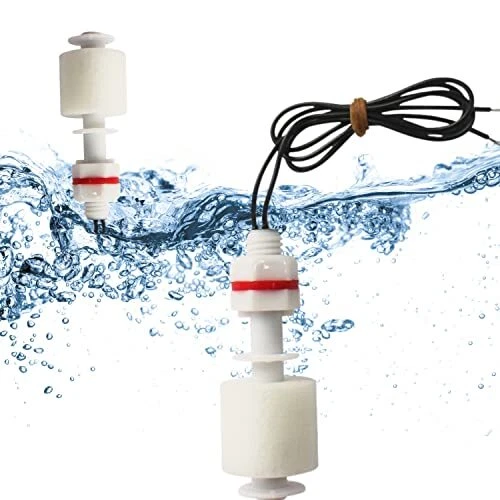 FLOAT SWITCHWATER LEVEL Sensor Vertical Float Switch for Ice Maker Sump ...