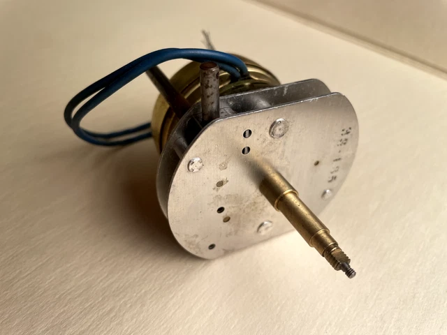 NOS SYNCHRON ELECTRIC clock motor 610 110V 60cy 3w 1rpm / Hanson ...