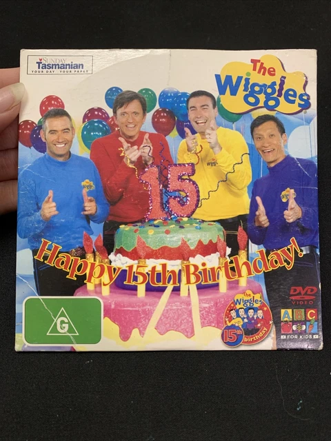 2006 THE WIGGLES: Happy 15th Birthday! ABC Kids TV DVD Sunday Telegraph ...