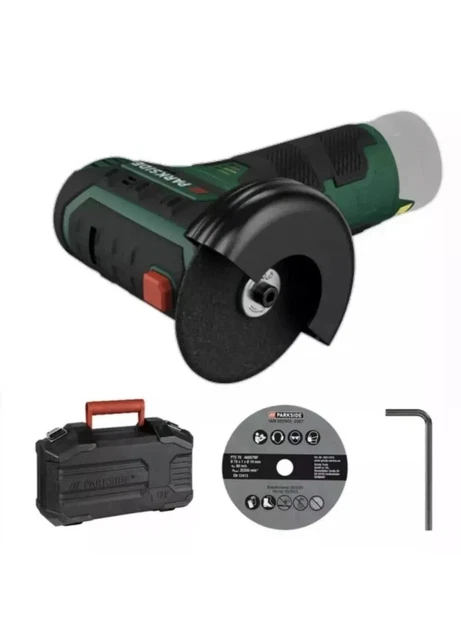 PARKSIDE 12V CORDLESS Angle Grinder/Cut-off Bare Tool PWSA 12 B1Brand ...
