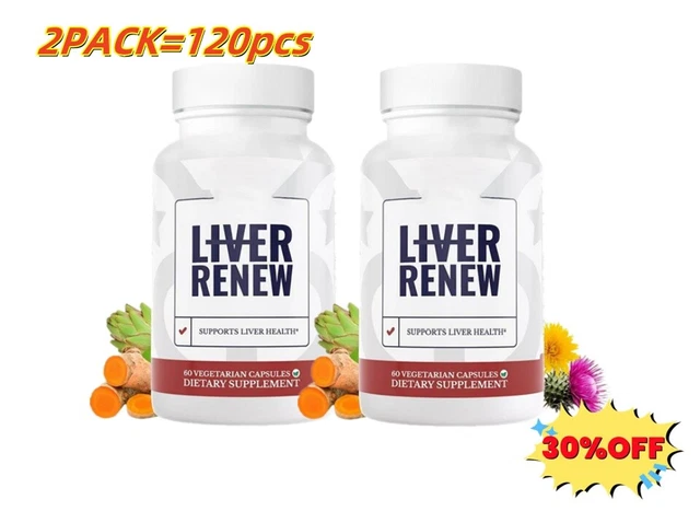 2PACK LIVERRENEW SUPPLEMENTS to Support Liver Health - Improve Liver ...