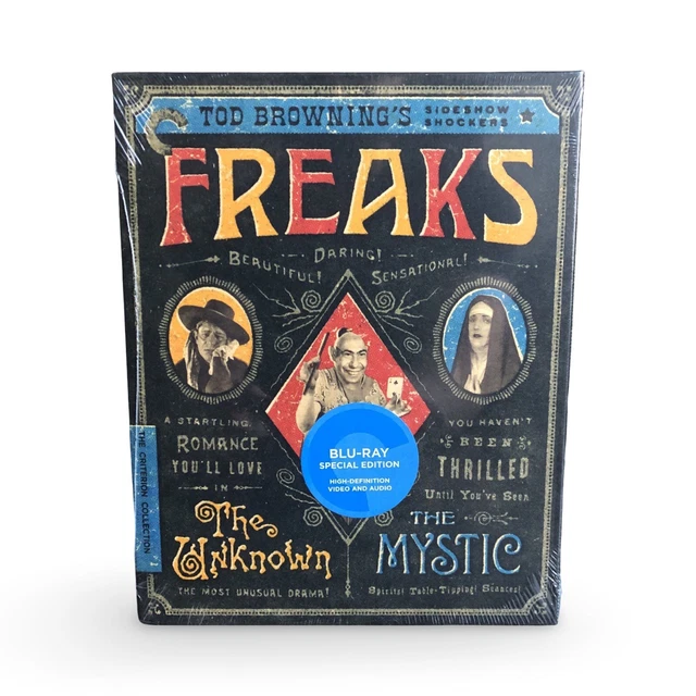 CRITERION COLLECTION TOD BROWNINGS SIDESHOW SHOCKERS Blu-ray Box Set ...