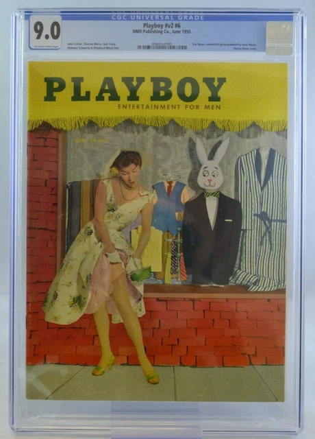 PLAYBOY #V2# 6 Juin 1955 Eve Meyer Centerfold Russ Meyer Donna Kime Cgc ...
