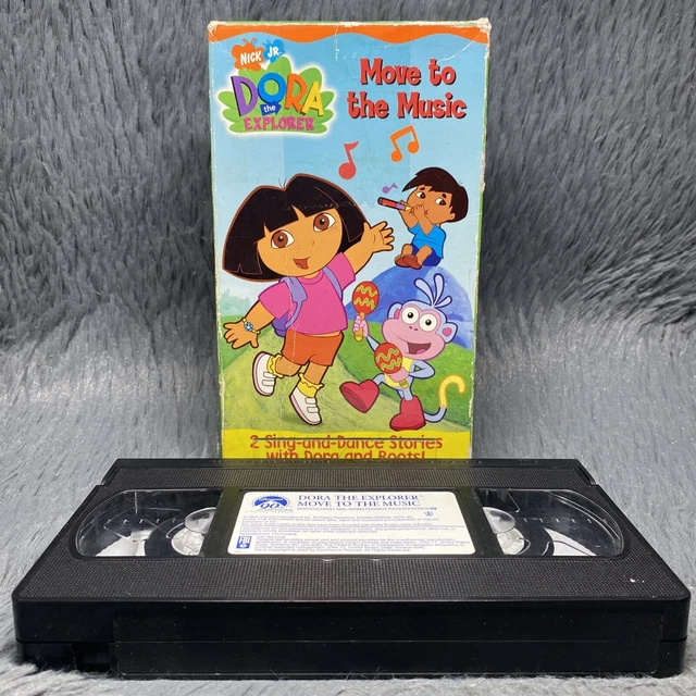 DORA THE EXPLORER Move to the Music VHS Tape 2002 Nick Jr Nickelodeon ...